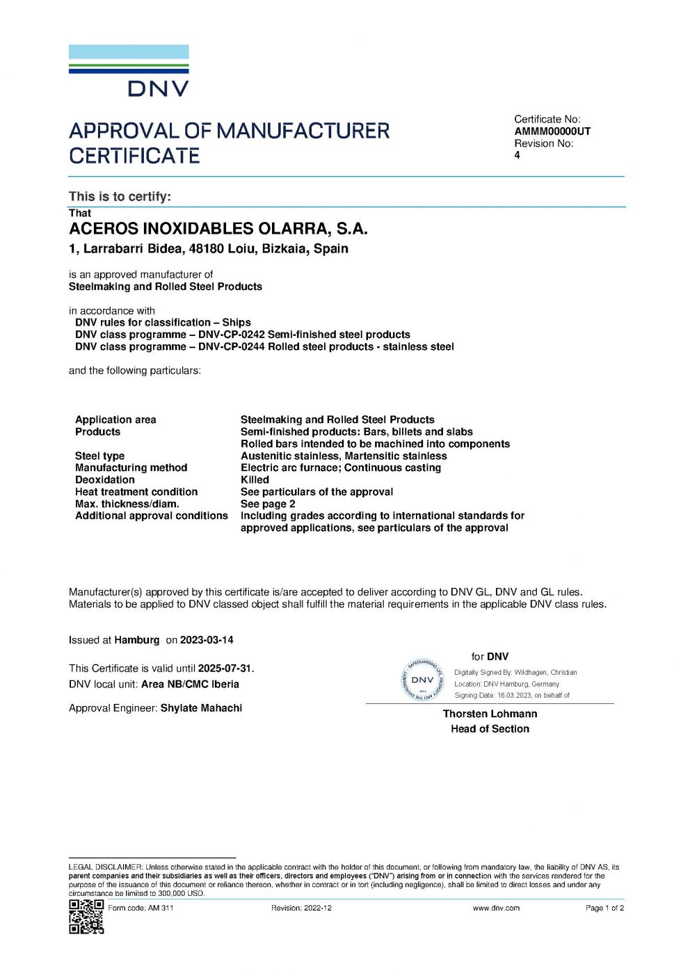 [Actualidad] Nuestra certificación DNV ahora también incluye la calidad ...